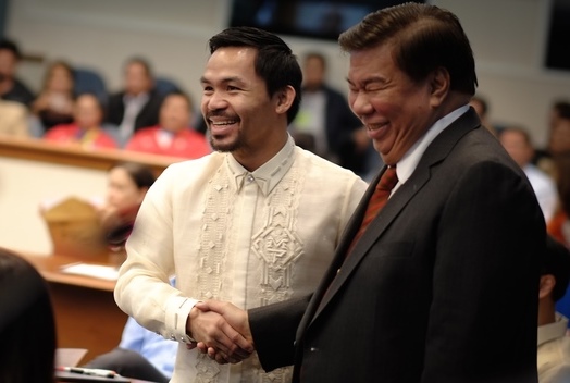 Senator Pacquiao returns to work - The Filipino Times