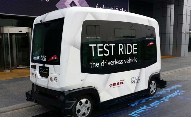Driverless vehicles arrive in Dubai - The Filipino Times
