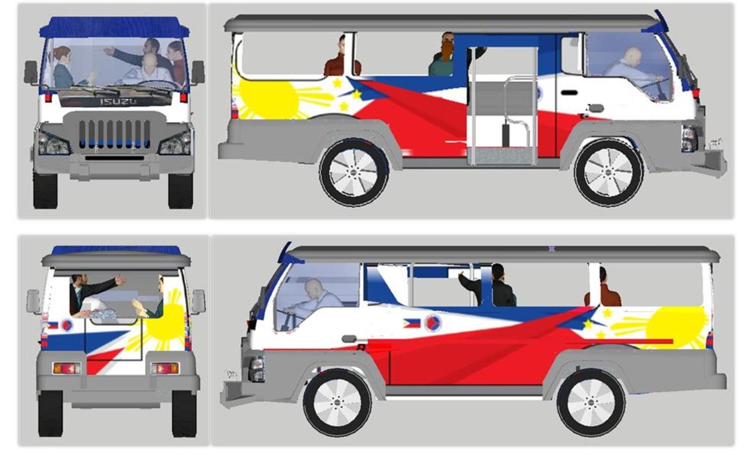 LOOK: Modern jeepneys unveiled | The Filipino Times