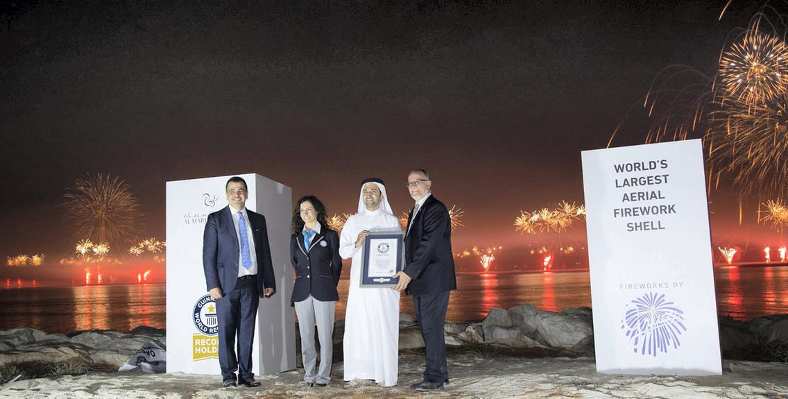 VIDEO: UAE launched world’s largest aerial firework shell - The ...