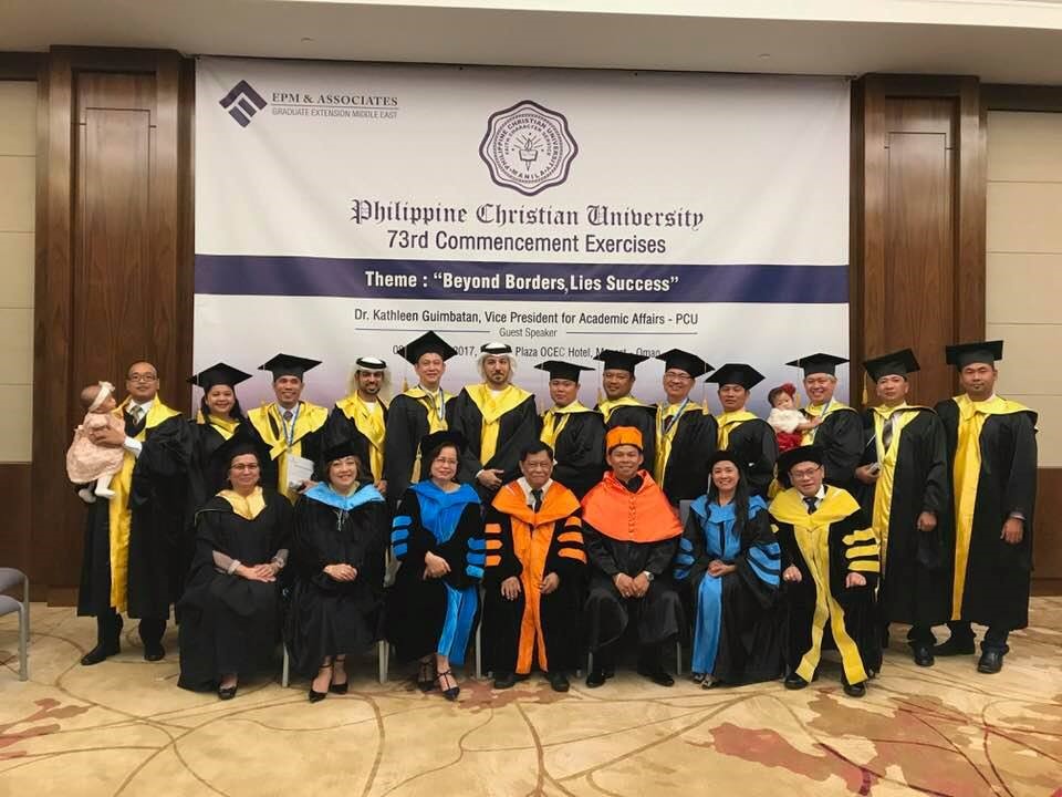 Arab nationals among graduates of Filipino educator's post-grad ...