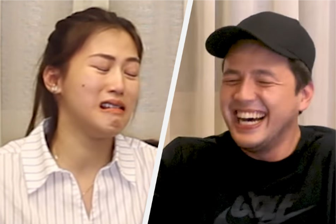 WATCH: Alex Gonzaga, Paul Soriano take on spicy noodle challenge in ...