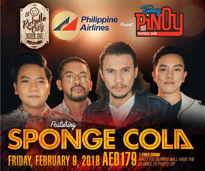 LOOK: Tunog Pinoy Series One concert features Sponge Cola in Dubai ...
