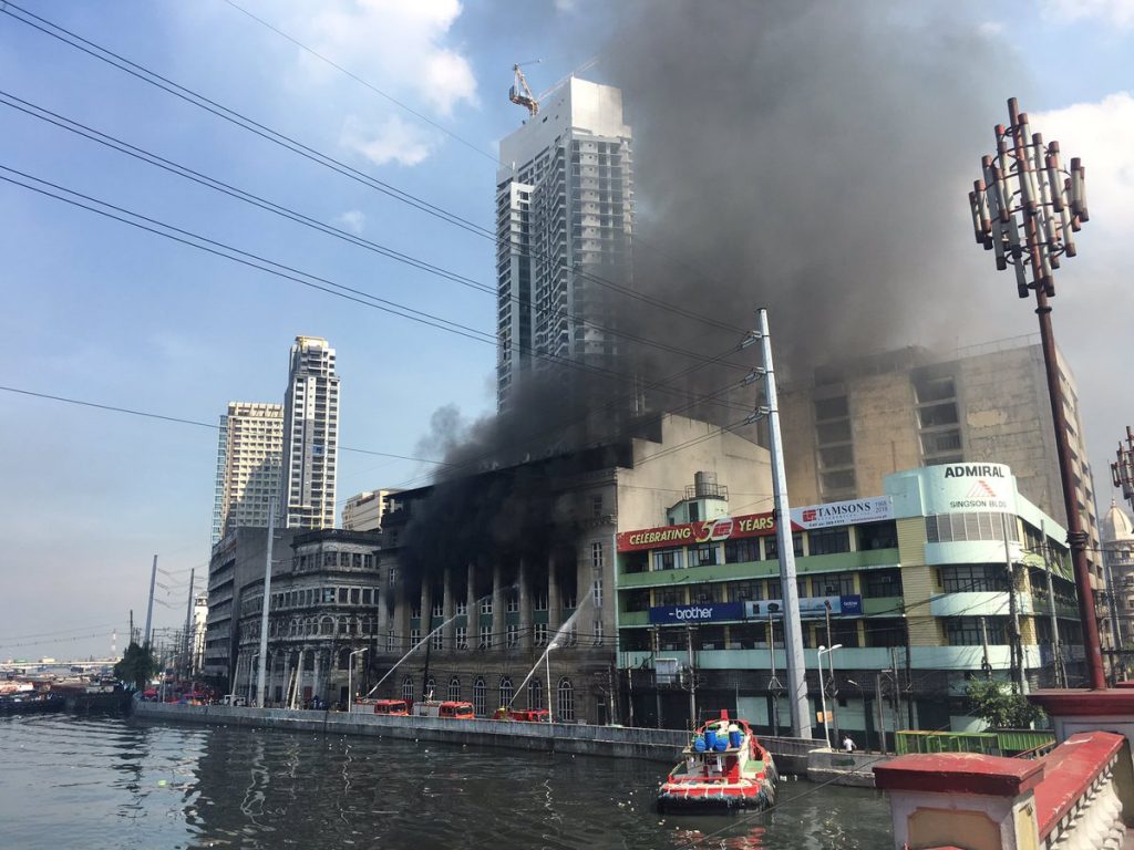 Fire in Binondo reaches National Archives of the Philippines | The ...