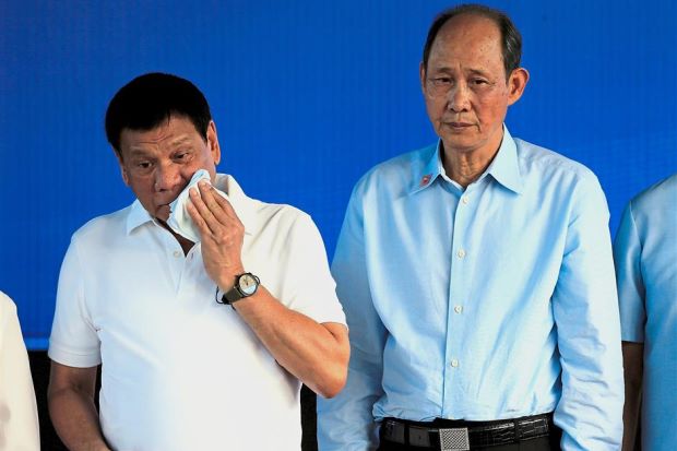 Duterte throws up on return flight to Manila - The Filipino Times