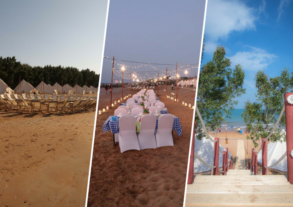 Experience a unique beach camp adventure at The Long Beach Campground ...