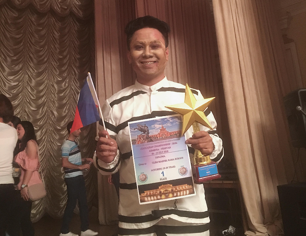 Filipino hailed as the top winner of the 5th International Competition ...