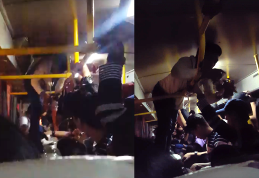 WATCH: Pinoy bus conductor collects fare like ‘Spiderman’ | The ...