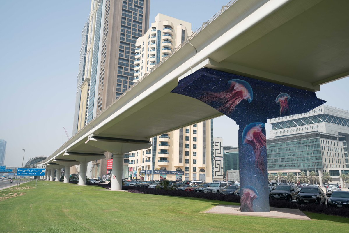 LOOK: Dubai Metro Murals Project almost complete - The Filipino Times