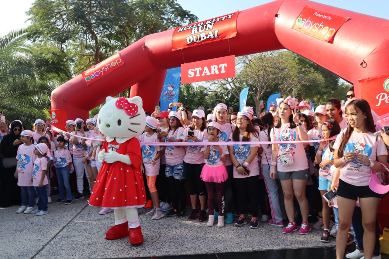 Hello Kitty Run Dubai thrills thousands of UAE fans - The Filipino Times