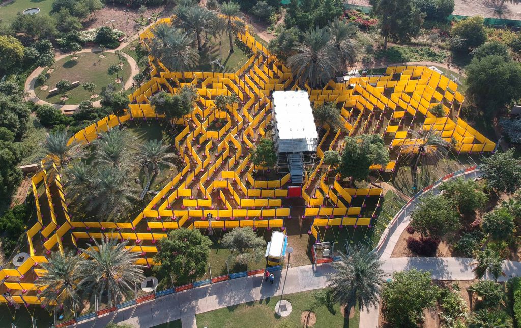 “The Wonder Maze”, the world’s largest mobile maze opens in Abu Dhabi ...