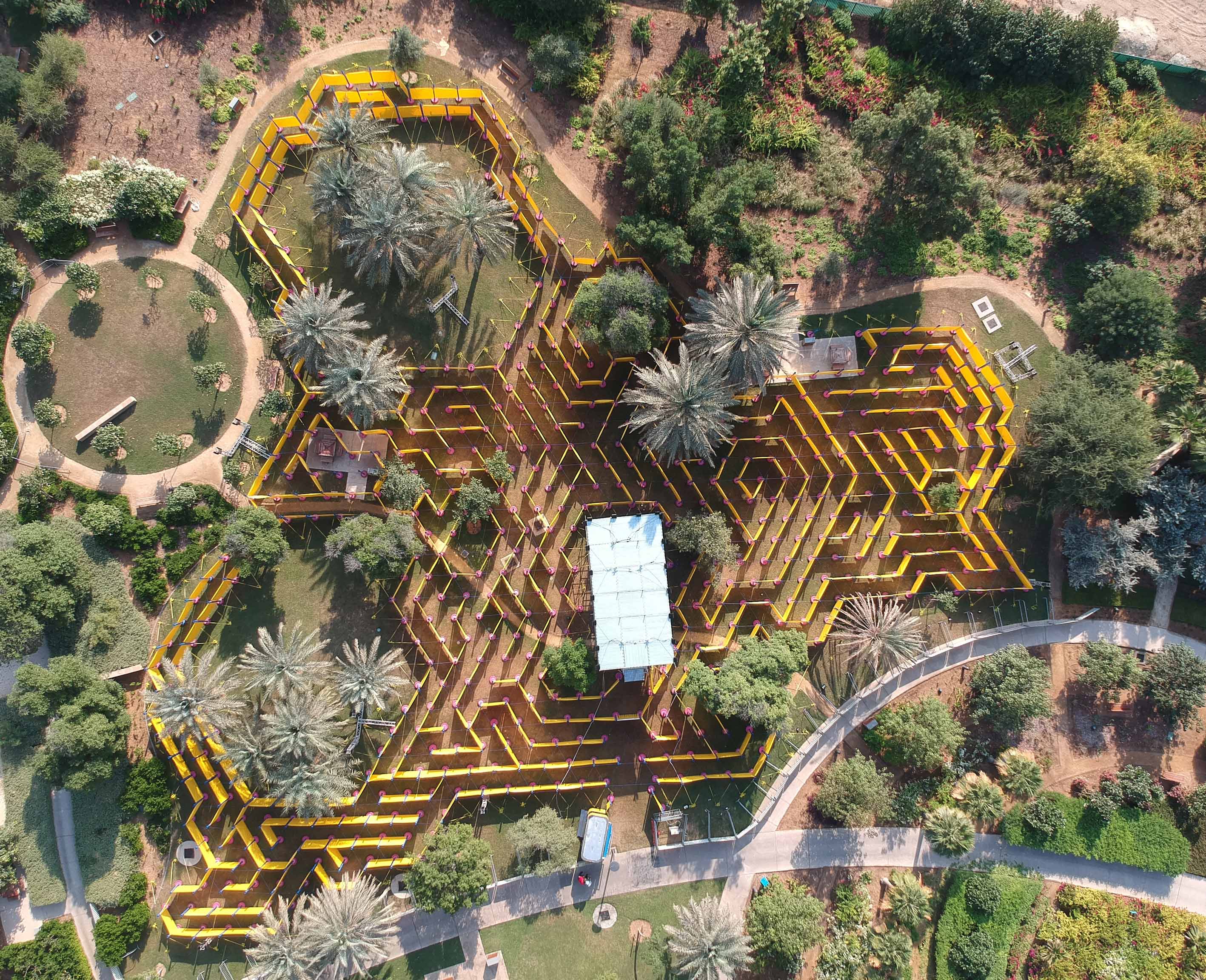 “The Wonder Maze”, the world’s largest mobile maze opens in Abu Dhabi ...
