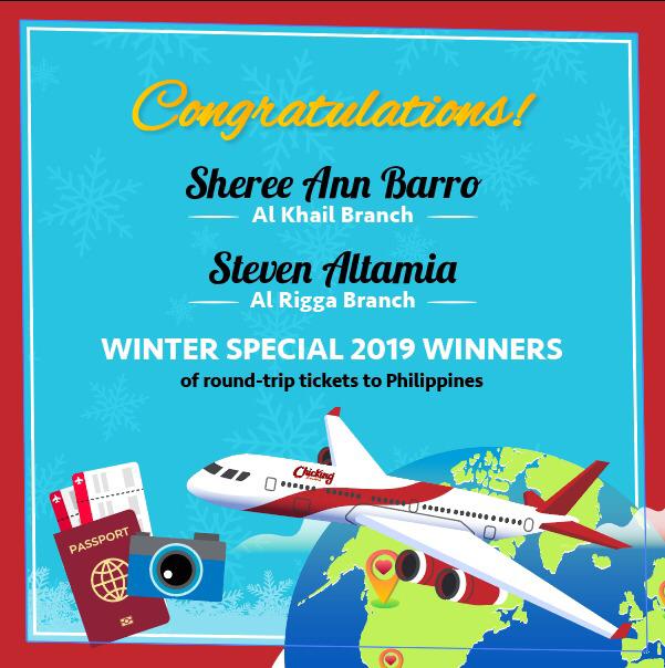 Pinay wins plane ticket from Chicking’s Dh 25 meal - The Filipino Times
