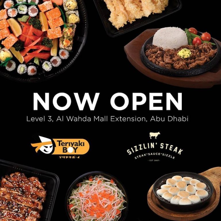 Teriyaki Boy and Sizzlin’ Steak opens in Abu Dhabi - The Filipino Times