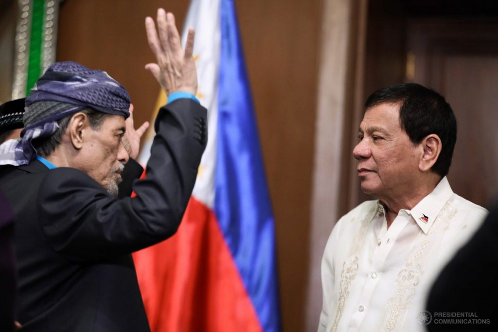 Misuari ready to go to war if fed system not in place – Duterte | The ...