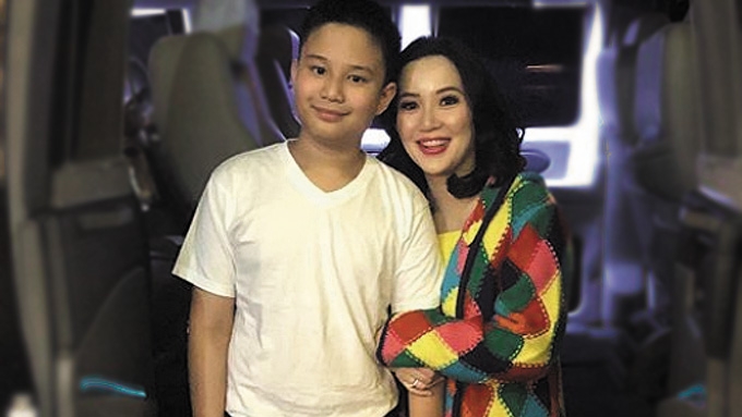 Kris fails to sneak Bimby into horror movie - The Filipino Times