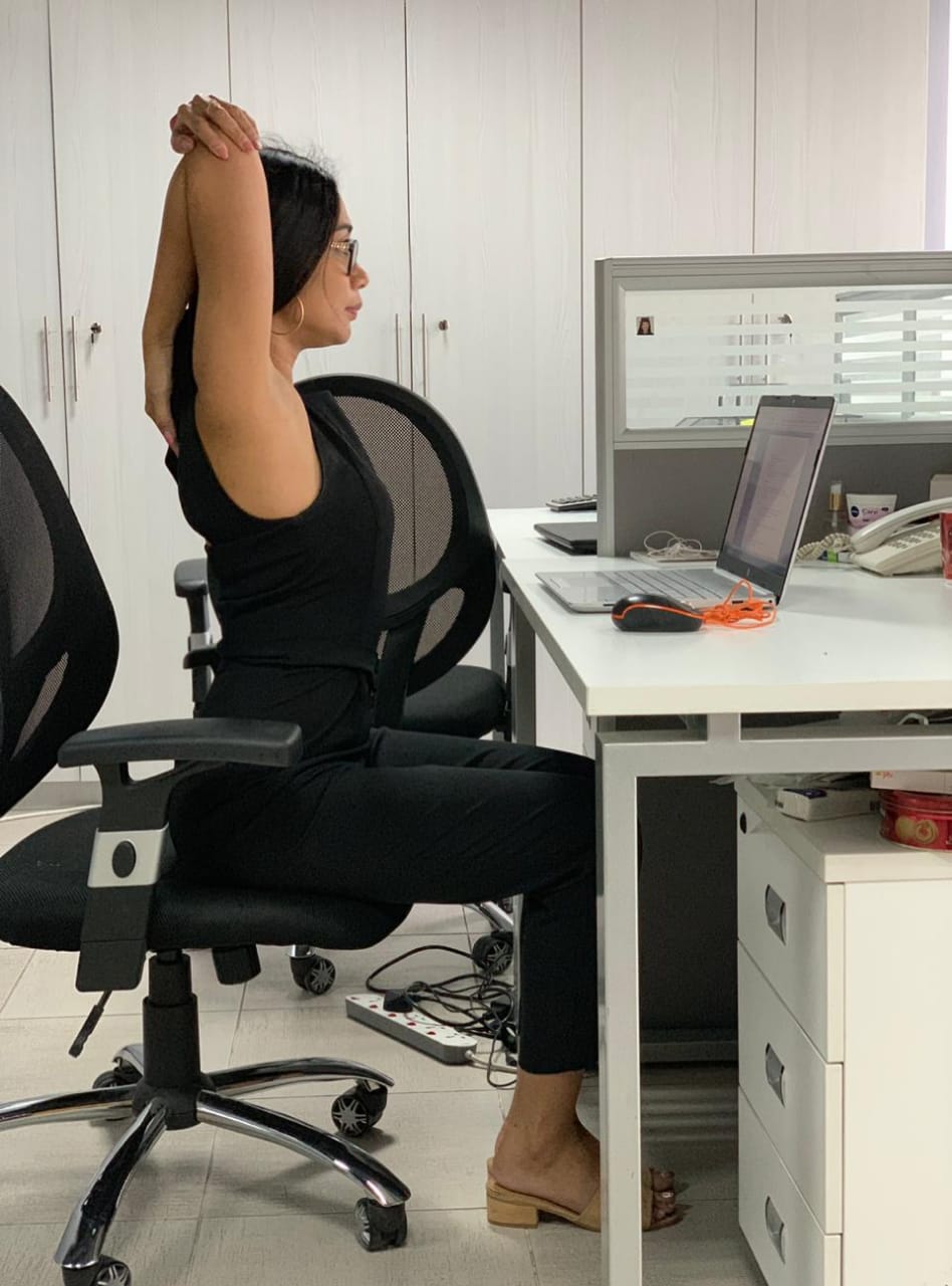 Eight basic exercises you can do while working inside the office - The ...