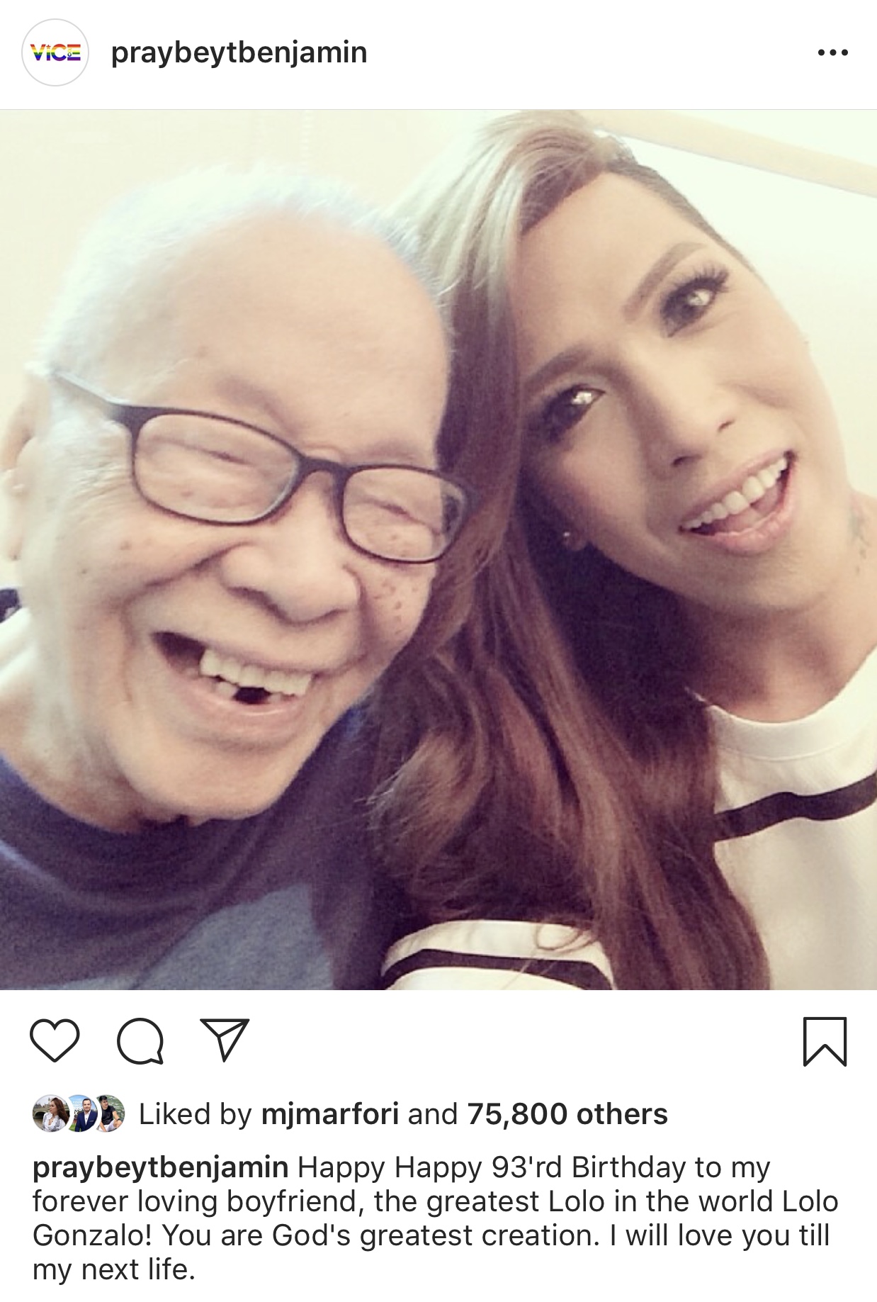 Vice Ganda remembers grandfather while doing grocery - The Filipino Times