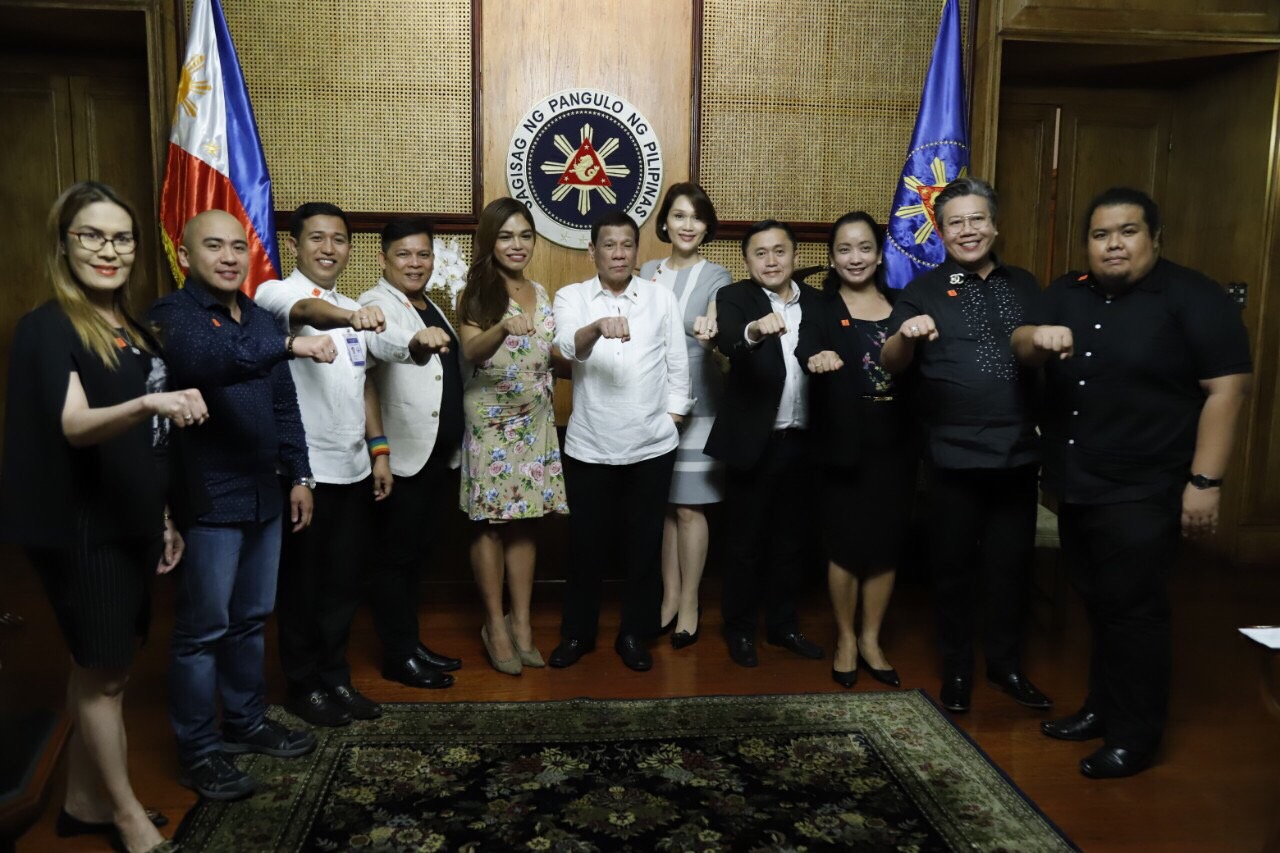 Trans woman Gretchen Diez meets Duterte - The Filipino Times