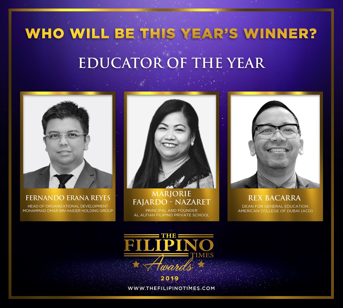 Introducing the finalists for The Filipino Times Awards 2019 ...