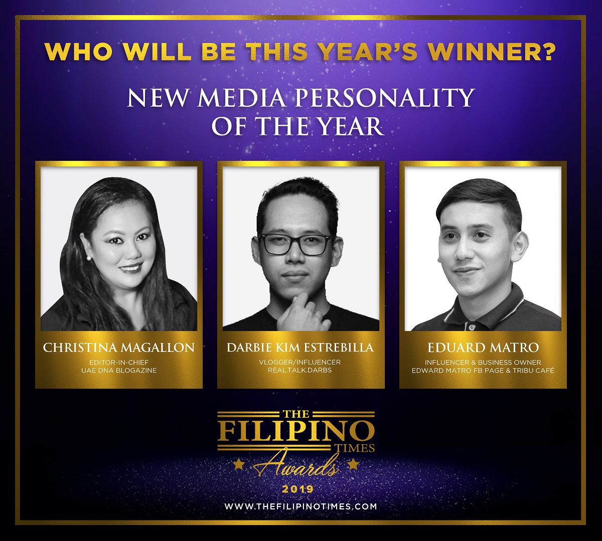 Introducing the finalists for The Filipino Times Awards 2019 ...