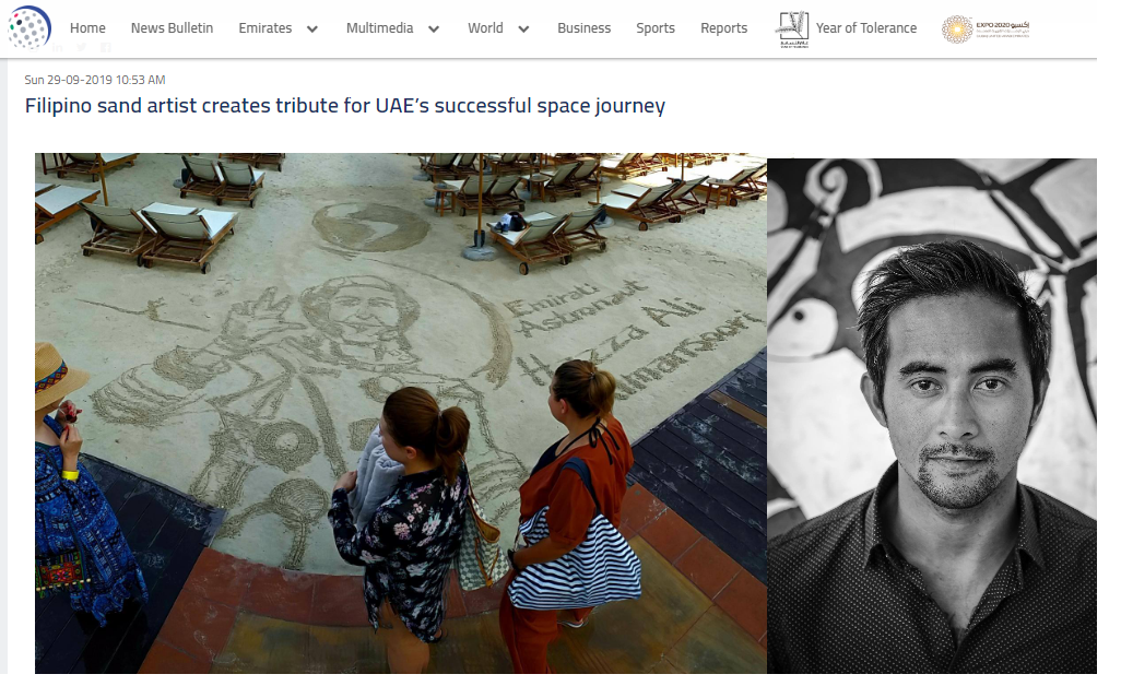Pinoy artist’s tribute to UAE’s space journey featured in UAE’s ...