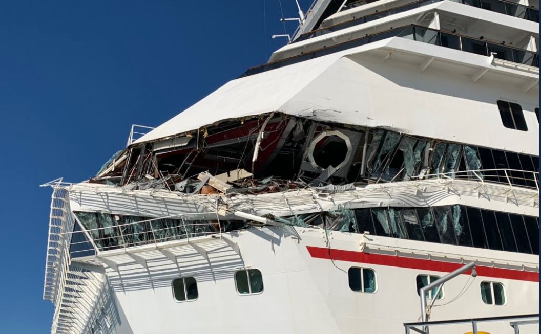 WATCH: 6 hurt as 2 Carnival cruise ships collide in Mexico | The ...