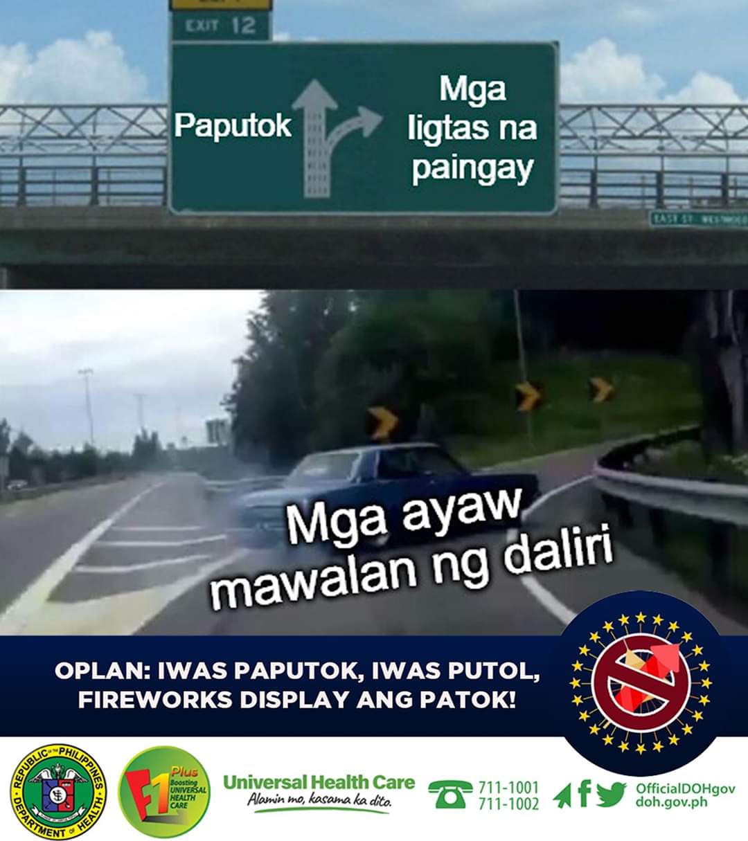 Safety Meme-minders: DOH serves PSAs for New Year celebration with ...
