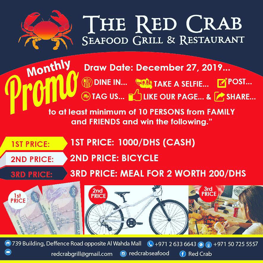 The Red Crab Seafood Grill & Restaurant continues to delight diners ...
