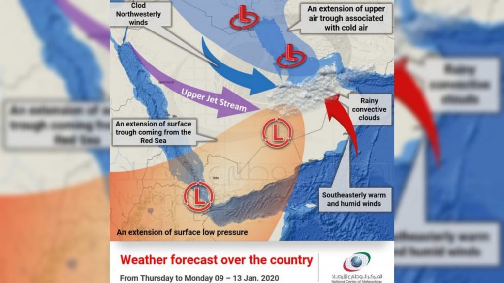 UAE weather agency warns on unpredictable weather patterns this weekend ...