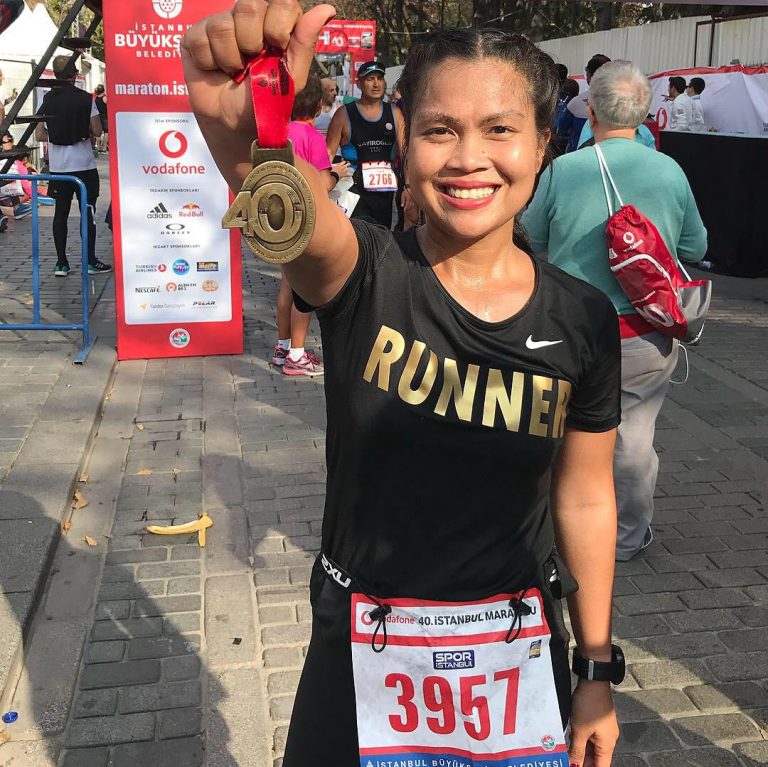 Filipina in Dubai runs across 4 continents, loses over 20 lbs - The ...