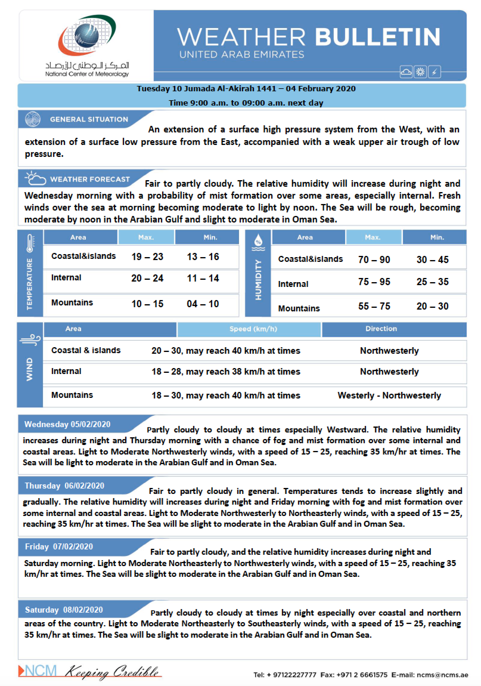 Humid weather to continue in UAE until weekend - The Filipino Times