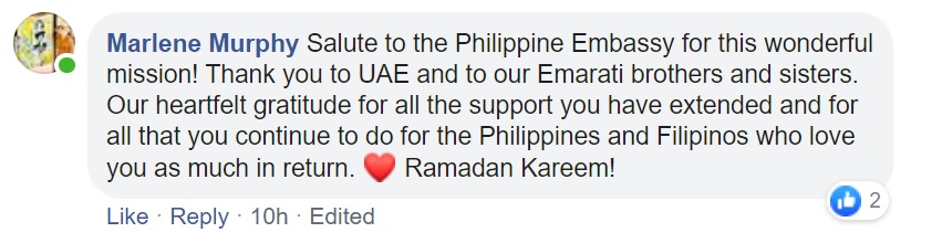 Filipinos thank UAE government for genuine friendship as aid plane ...