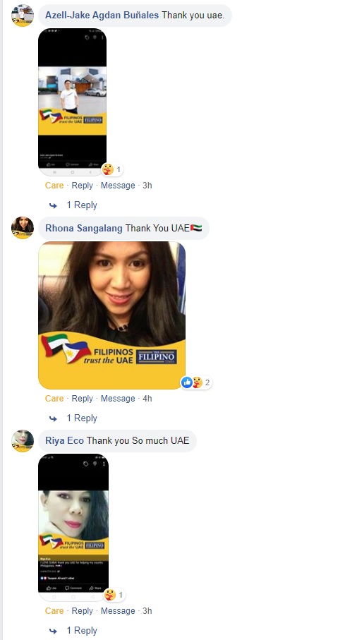 LOOK: Filipinos actively support for PH-UAE camaraderie through ...