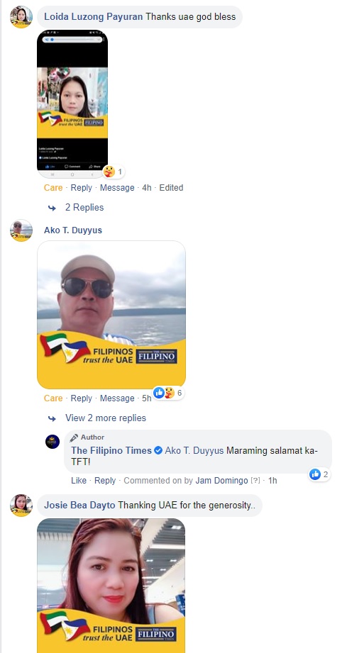 LOOK: Filipinos actively support for PH-UAE camaraderie through ...