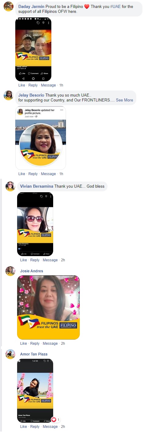 LOOK: Filipinos actively support for PH-UAE camaraderie through ...