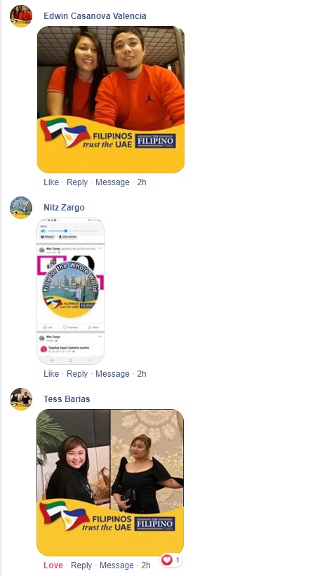 LOOK: Filipinos actively support for PH-UAE camaraderie through ...