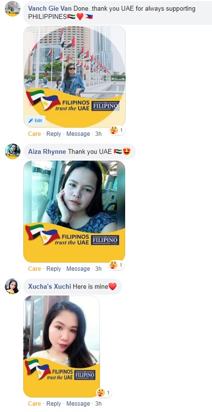 LOOK: Filipinos actively support for PH-UAE camaraderie through ...