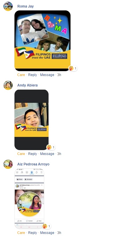 LOOK: Filipinos actively support for PH-UAE camaraderie through ...