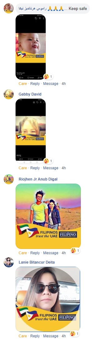 LOOK: Filipinos actively support for PH-UAE camaraderie through ...