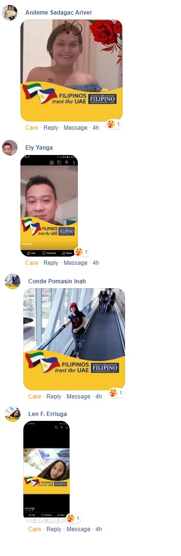 LOOK: Filipinos actively support for PH-UAE camaraderie through ...