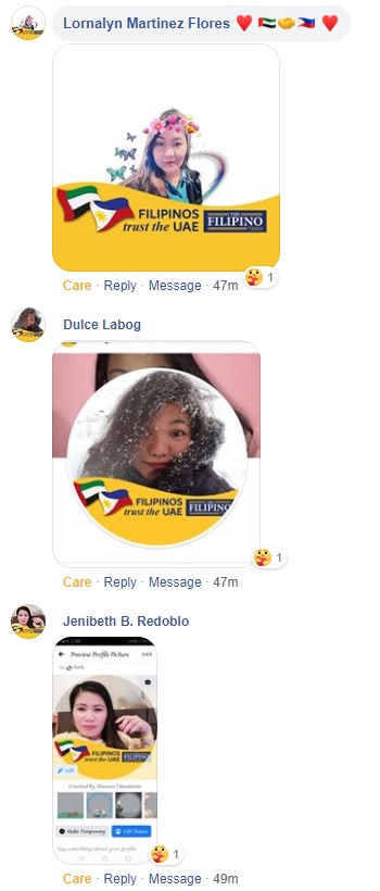 LOOK: Filipinos actively support for PH-UAE camaraderie through ...