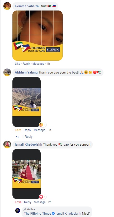 LOOK: Filipinos actively support for PH-UAE camaraderie through ...