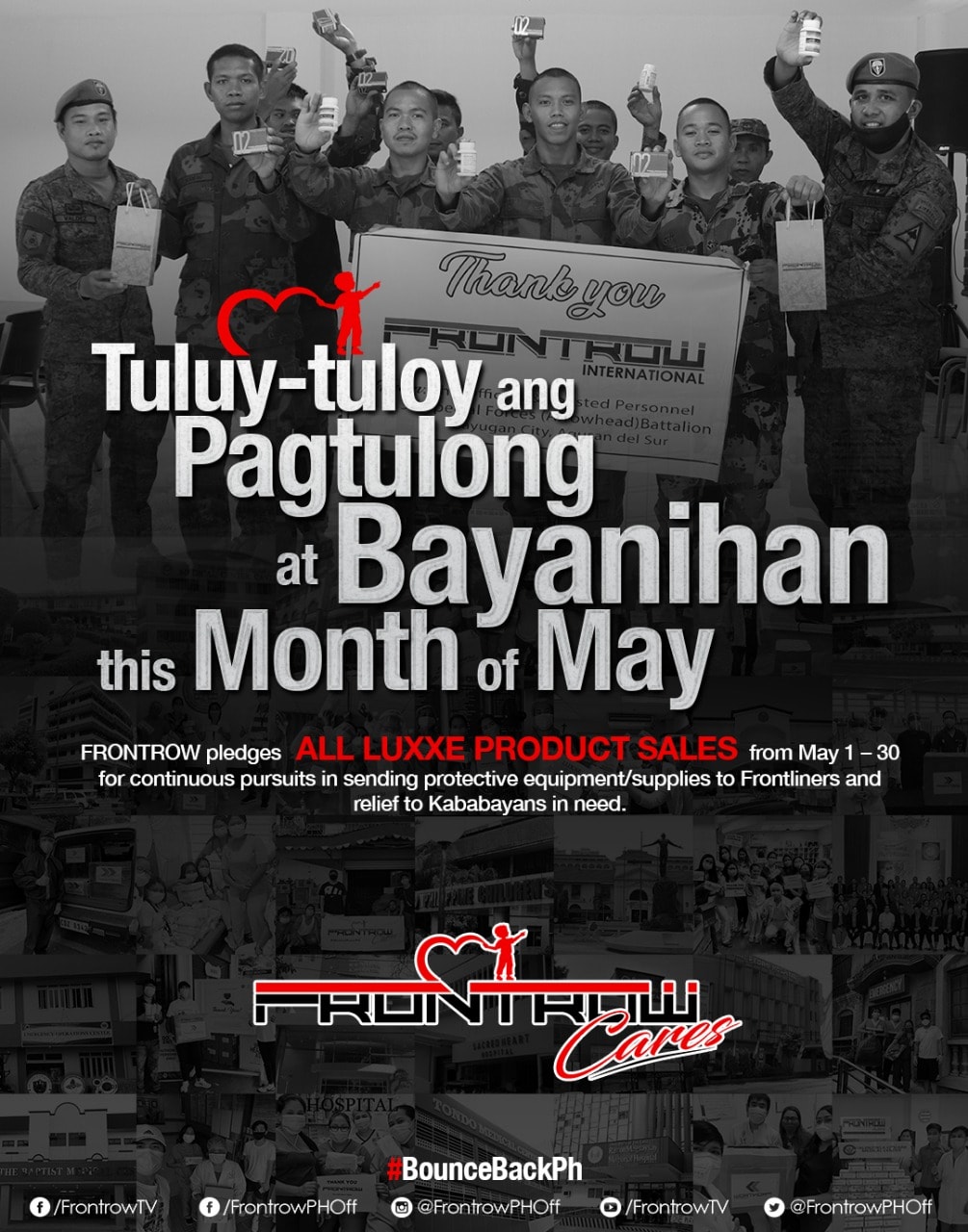 FRONTROW pays forward: Cooperation among Filipinos intensified during ...