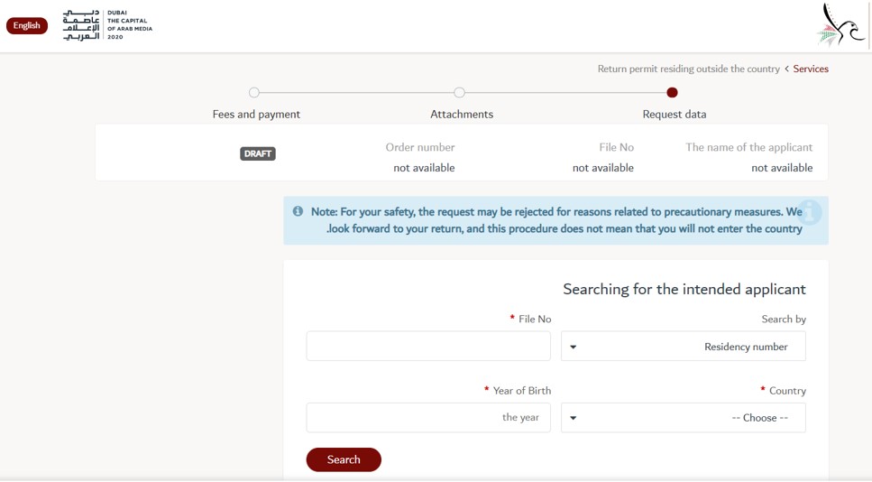 Dubai GDRFA sets up new online application system for returning ...