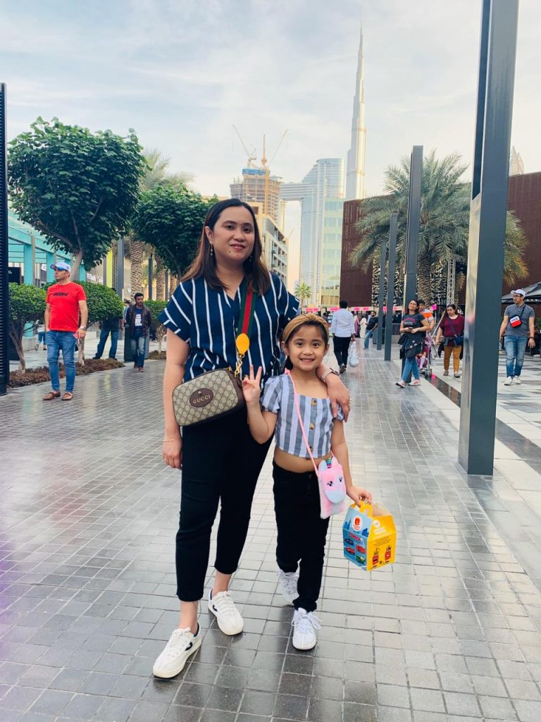 WATCH: UAE-based Filipina frontliner made her daughter wear PPE on her ...
