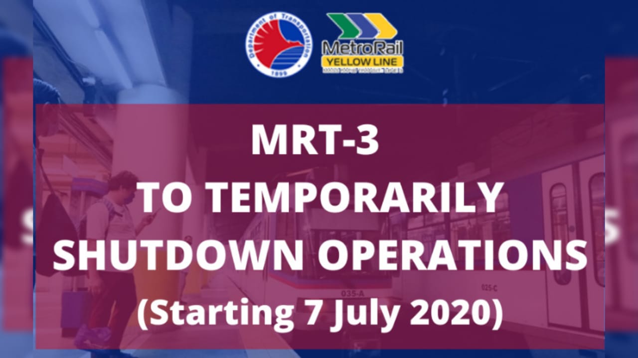 BREAKING: PH announces temporary shutdown of MRT-3 - The Filipino Times