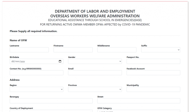 OFWs with active OWWA membership may claim Php10,000 educational aid ...