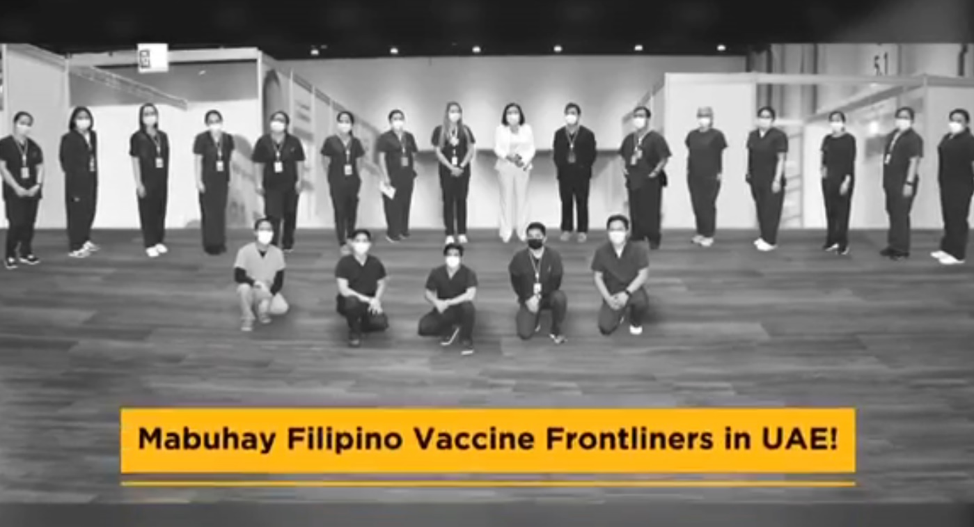 WATCH: PH ambassador visits Filipino frontliners aiding UAE's search ...