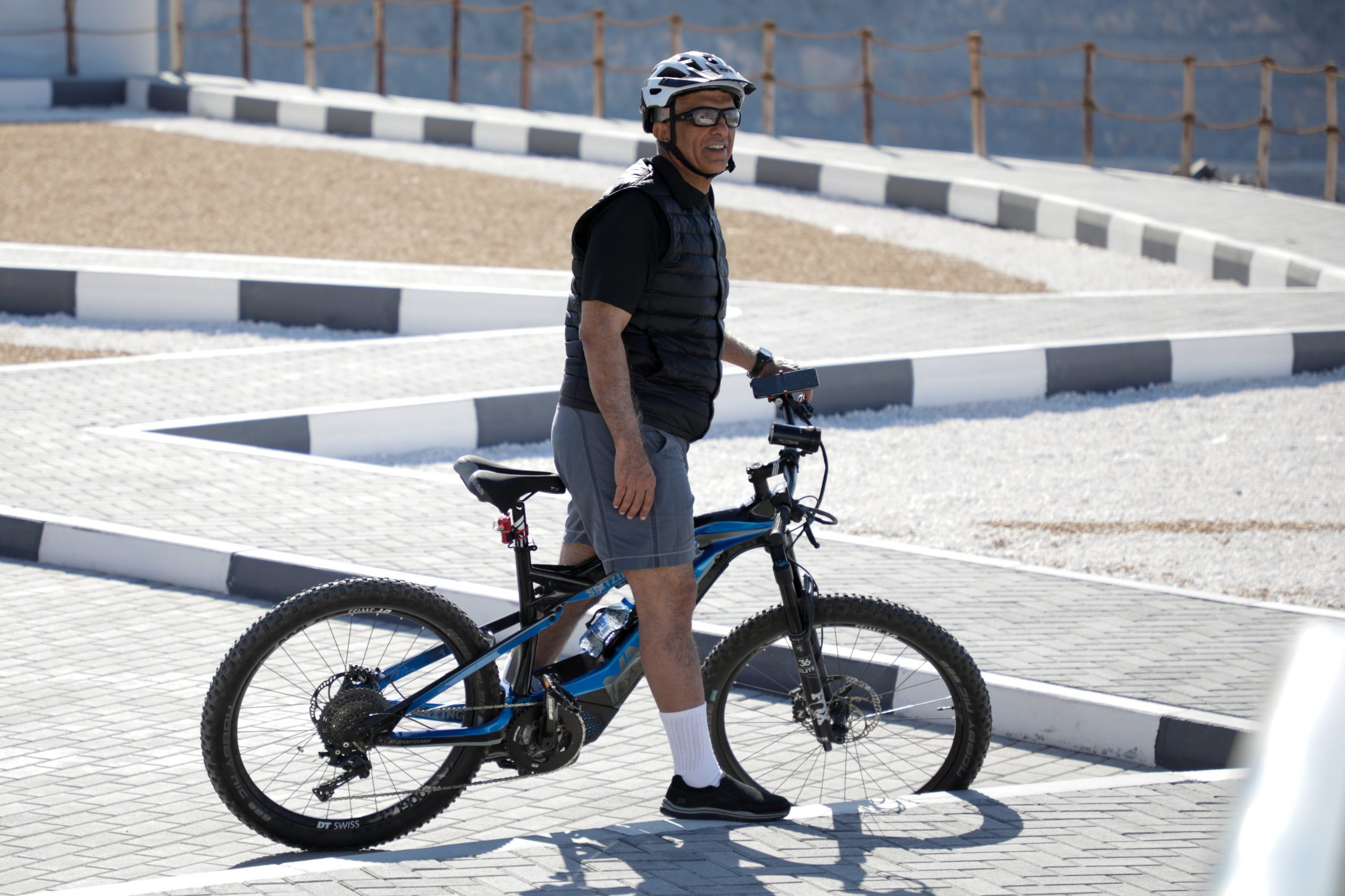 WATCH: RAK Ruler rides bike on UAE’s highest peak - The Filipino Times